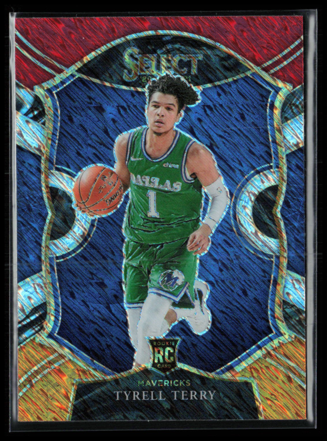 2020 Panini 91 Tyrell Terry RC Tri-Color Shimmer – Dollar Box