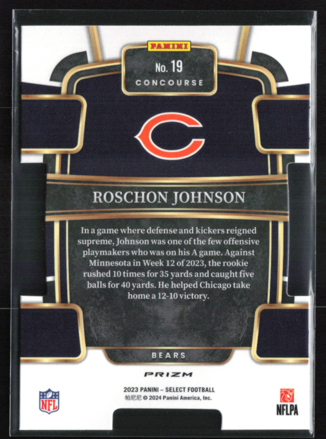 2023 Panini 19 Roschon Johnson RC Black Red – Dollar Box