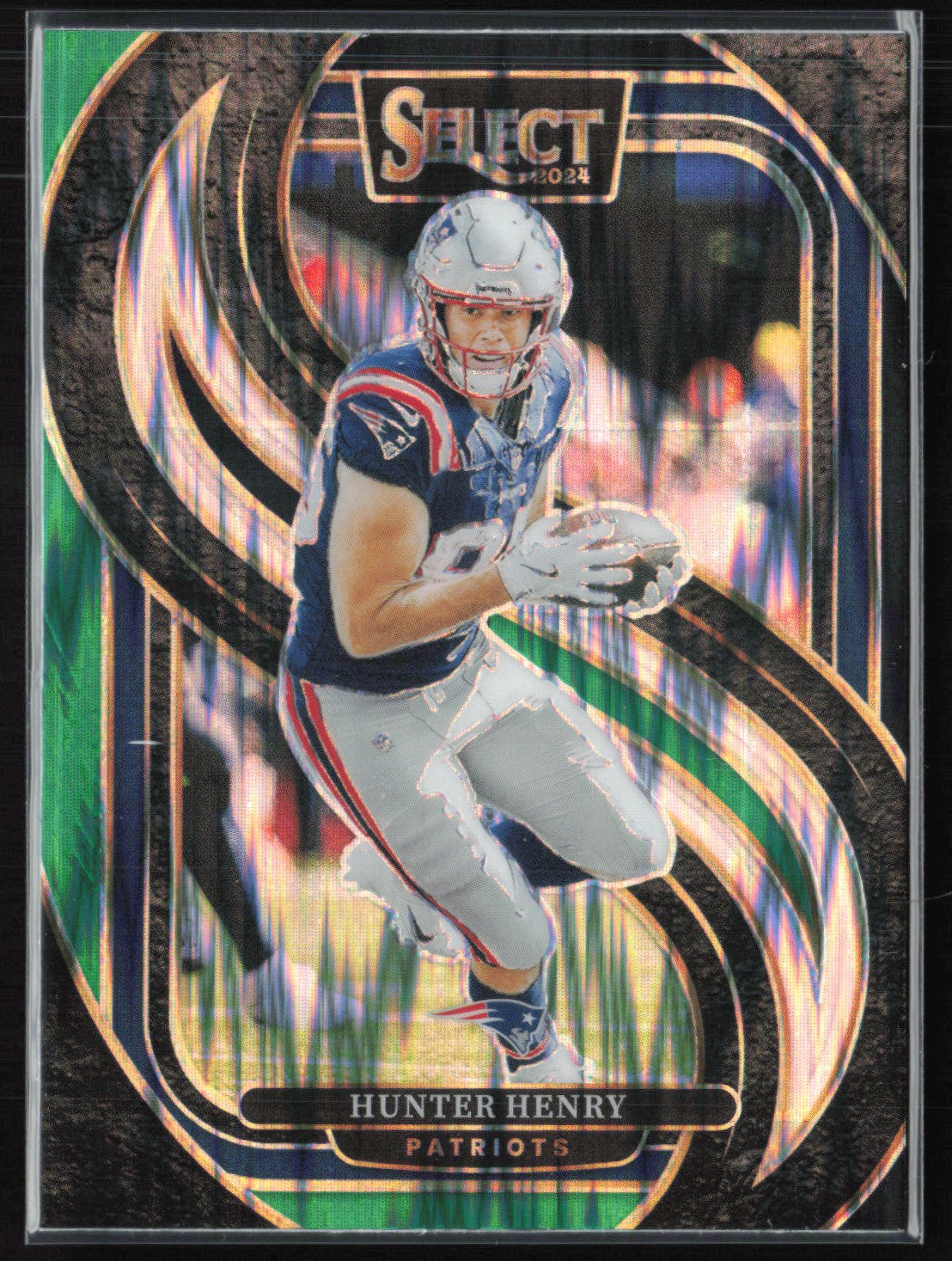 2024 Panini Select 160 Hunter Henry Black Green Shock – Dollar Box