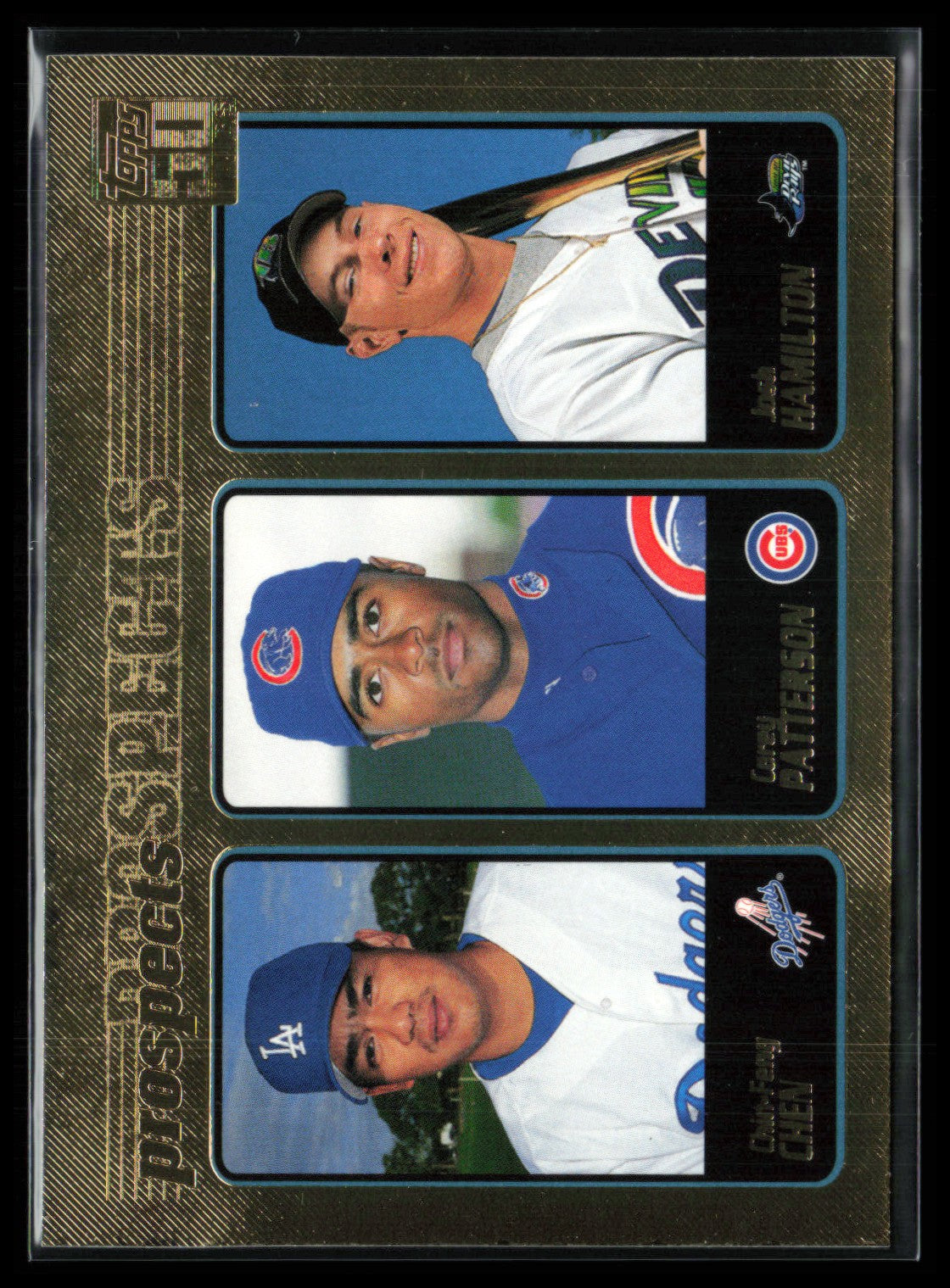 2001 Topps 362 Chin-Feng Chen/Corey Patterson/Josh Hamilton /2001 ...
