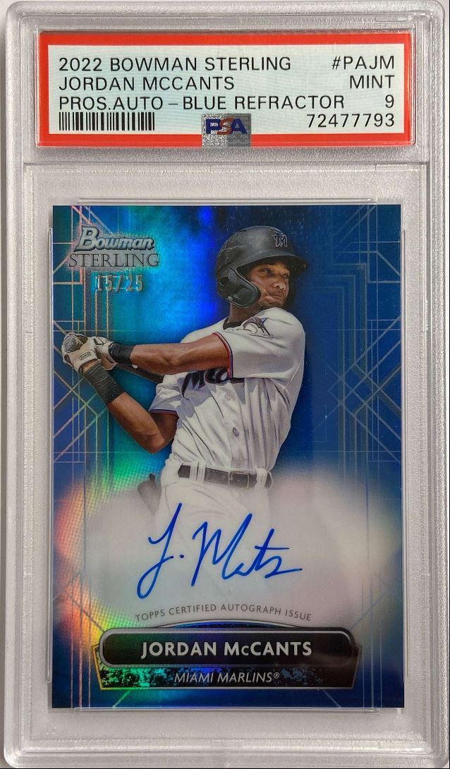 Jordan McCants Auto Blue /25 PSA 9 – Dollar Box