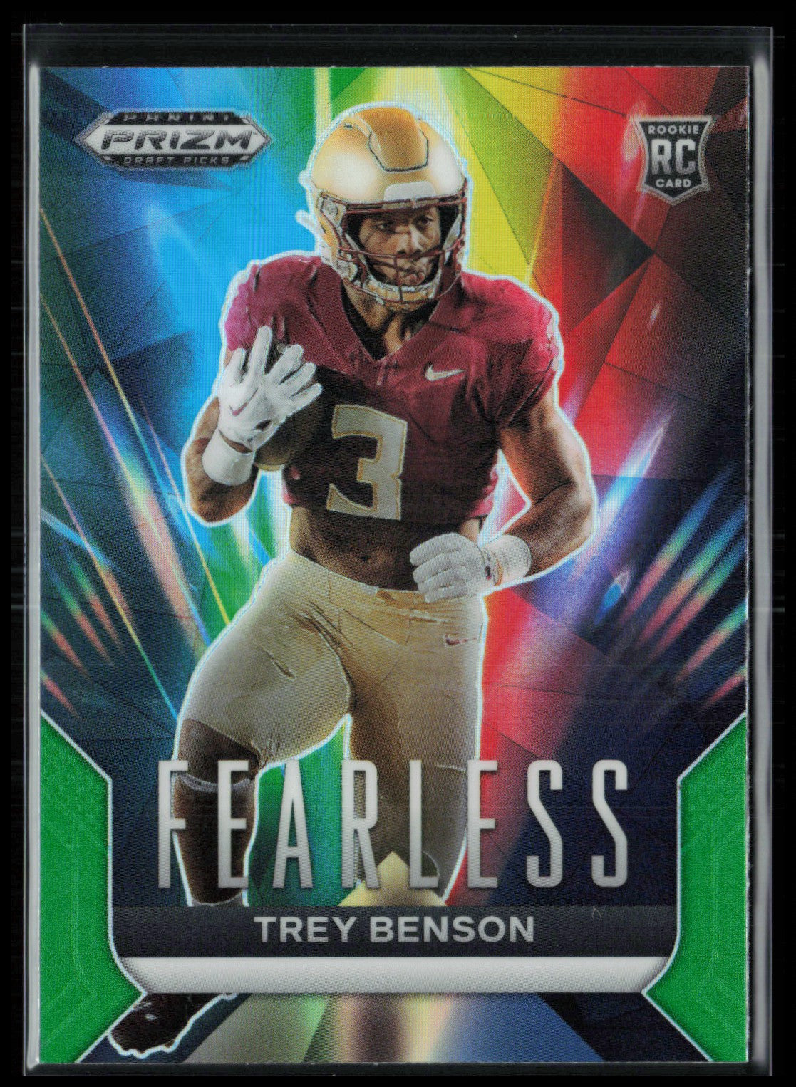 Trey Benson RC Fearless Green Prizm – Dollar Box