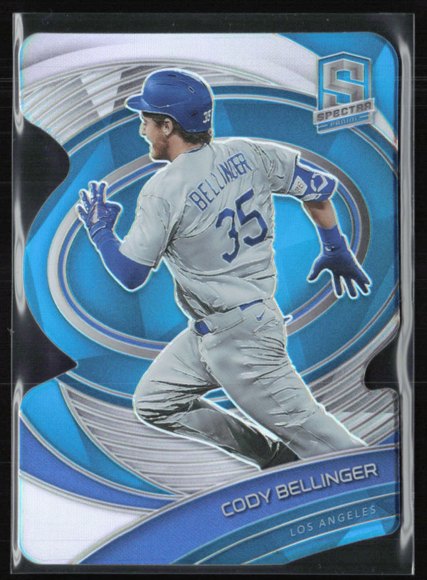 2021 Panini Spectra Neon Blue Die Cut 23 Cody Bellinger Blue /45 Die ...