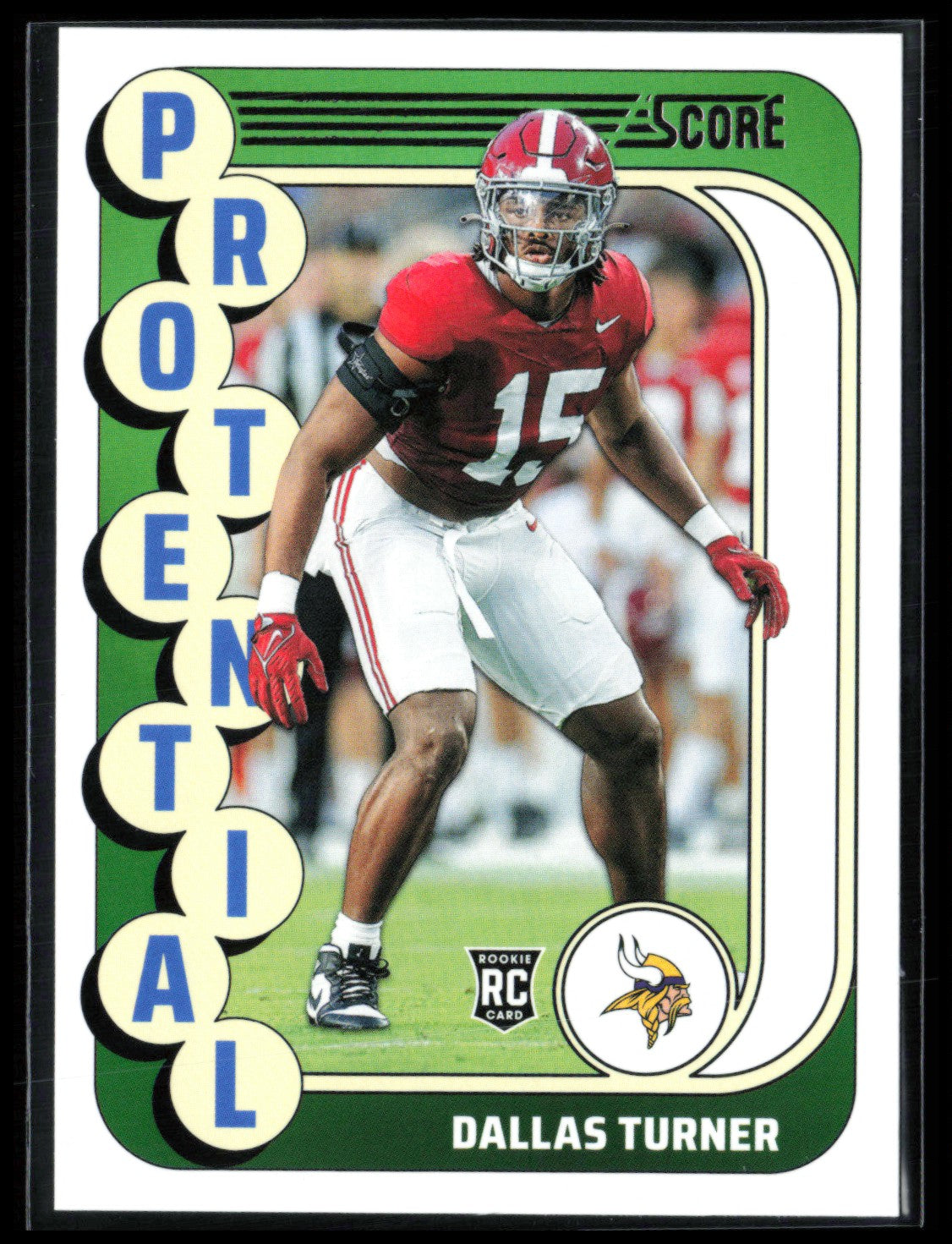 2024 Score Protential 17 Dallas Turner RC – Dollar Box